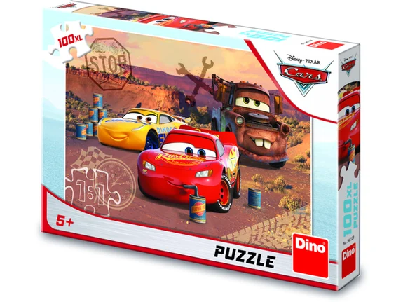 Dino Puzzle Cars Piknik XL 100kom