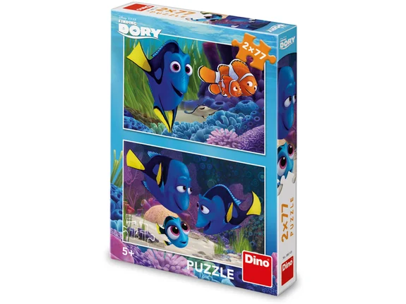 Dino Puzzle Dory 2x77kom