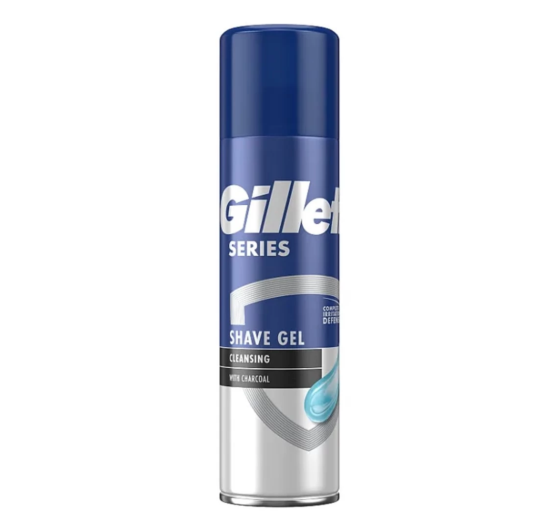 GILLETTE GEL ZA BRIJANJE 200ML CLEANSING WITH CHARCOAL