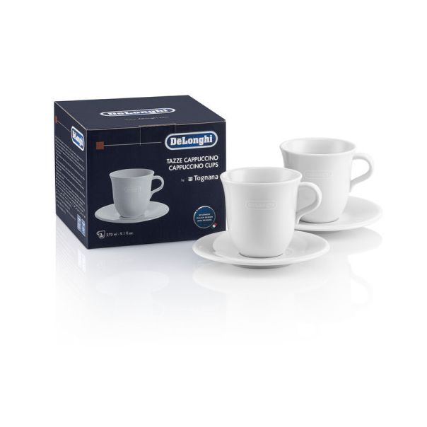 DELONGHI 2 porcelanske šolje za cappuccino