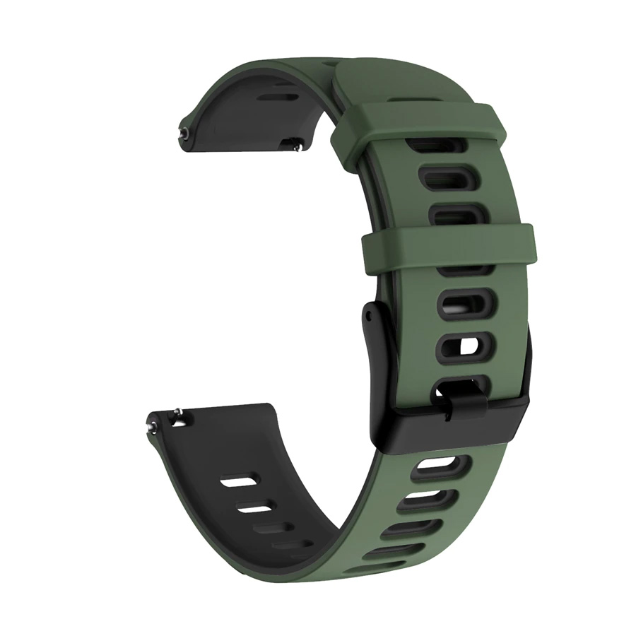 Narukvica double - smart watch Samsung 4, 5 22mm maslinasto crna