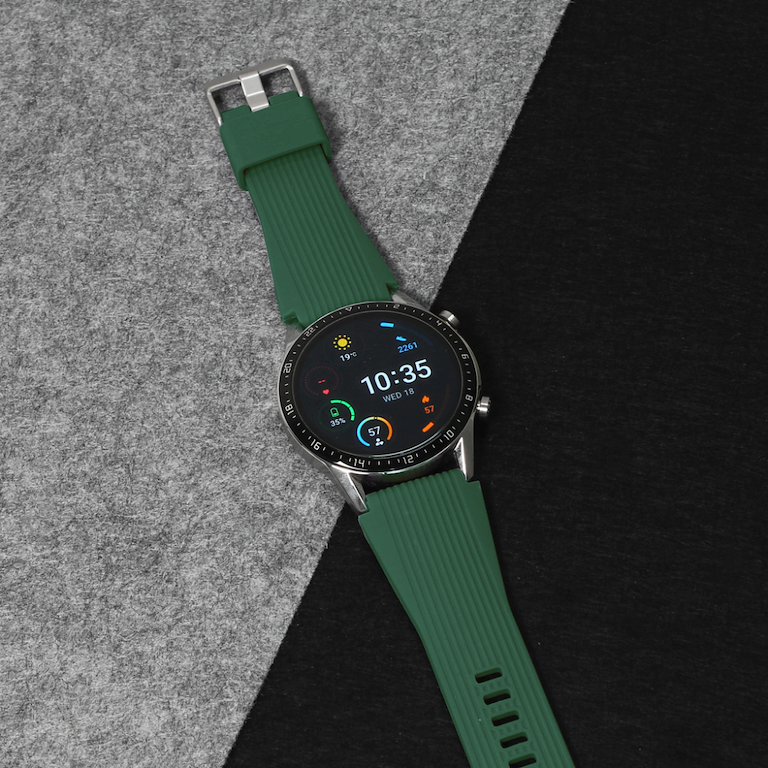 Narukvica relief - smart watch 22mm zelena