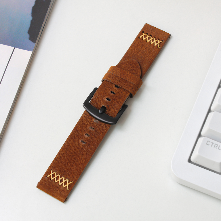 Narukvica thread kozna - smart watch 22mm braon
