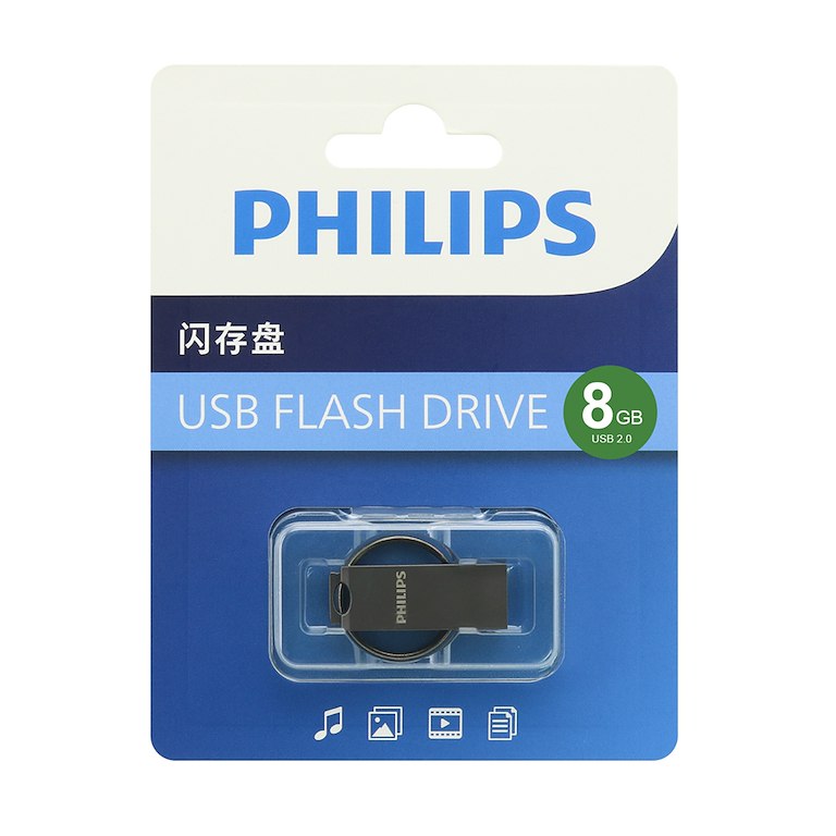USB flash memorija Philips 2.0 8GB single port (FM30UA008S/93-L) (MS)