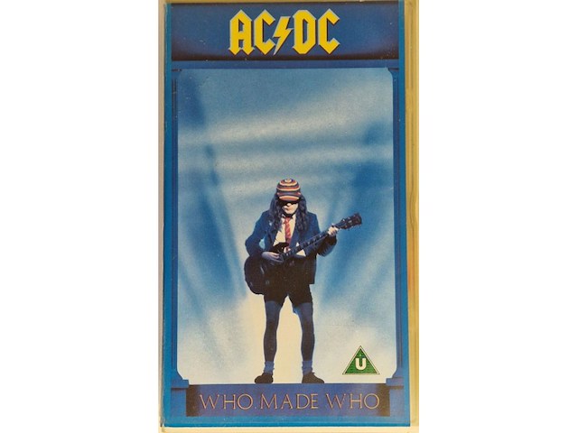 AC/DC Who Made Who Angus Young Original 1986 VHS Rock