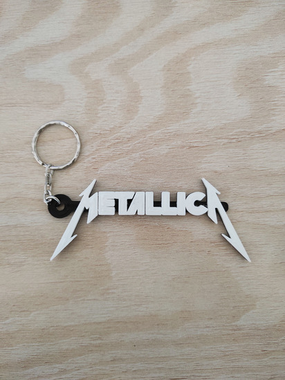 Metallica logo privezak za ključeve