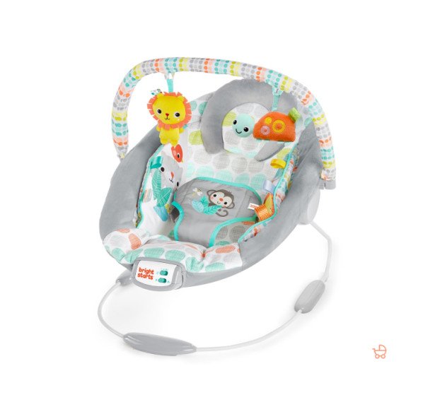 Ležaljka-njihalica za bebe Bright Starts,Whimsical Wild SKU11805