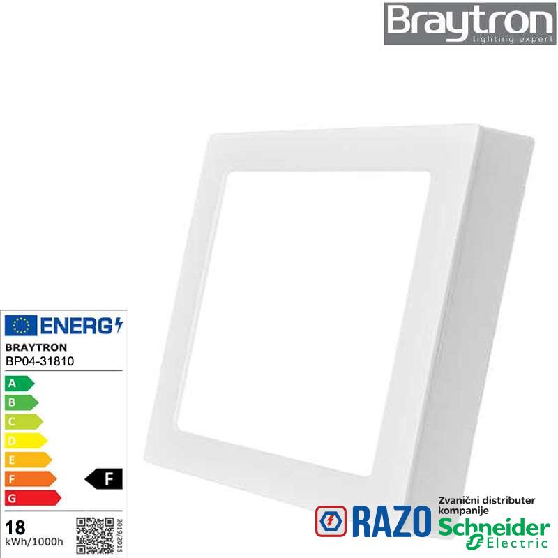 LED Panel nadgradni 18W 4000K