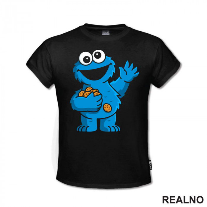 COOKIE MONSTER - SMALL - CRTANI FILMOVI - MAJICA