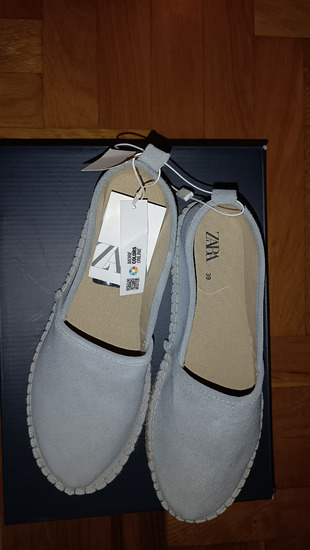 Zara espadrile koža