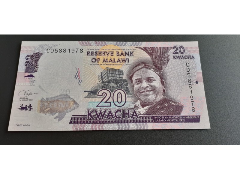 MALAWI 20 KWACHA.UNC.