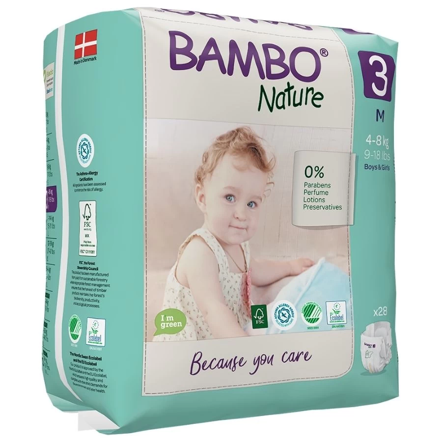 BAMBO® Nature Pelene za Decu Br. 3 28 Pelena