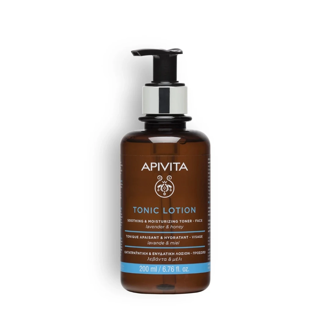 APIVITA TONIC LOTION 2u1 sa Lavandom i Medom 200 mL; Prirodni Tonik za Lice Koji Umiruje i Hidrira Kožu Lica