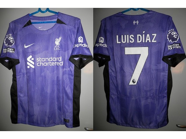 Liverpool dres 2023-24 Luis Diaz 7 (Ljubičasti)