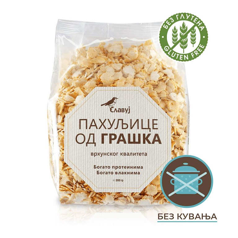 Slavuj pahuljice od graška bez glutena 300g slavuj