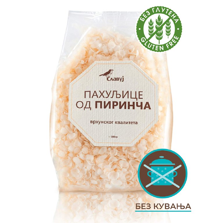 Slavuj pahuljice od pirinča bez glutena 300g slavuj