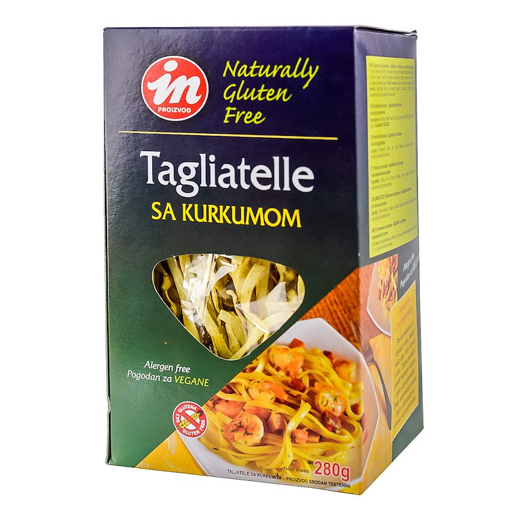 IN testenina tagliatelle sa kurkumom 280gr IN