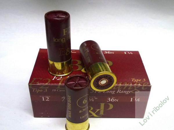 Patron B&P F2 Long Range 12/70 36gr 0, 2, 4