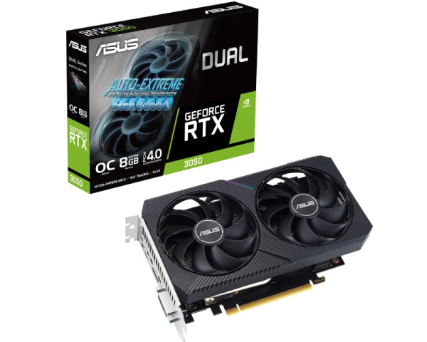 ASUS nVidia GeForce RTX 3050 8GB 128bit DUAL-RTX3050-O8G-V2