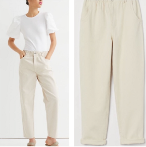 H&M paperbag mom farmerice