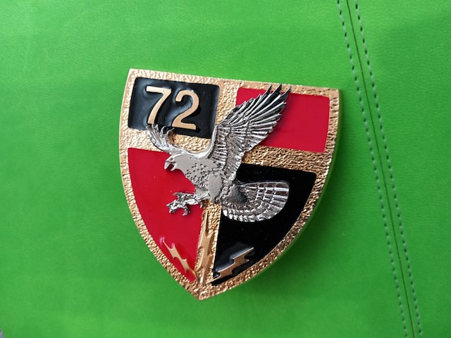 Plaketa 72 specijalna brigada.