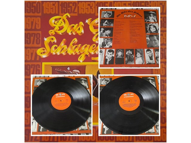 LP Das Goldene Schlager-Die Hits Des Jahres 1962