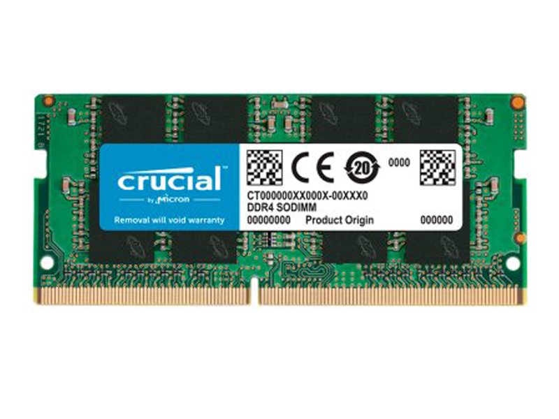 CRUCIAL SODIMM 16GB DDR4, 3200MHz, CT16G4SFRA32A