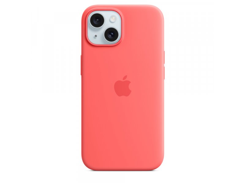 APPLE IPhone 15 Silicone Case W MagSafe – Guava (Mt0v3zm/A)