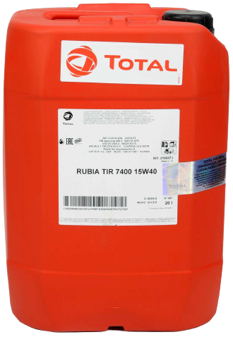 Total Rubia Tir 7400 15W40 20/1