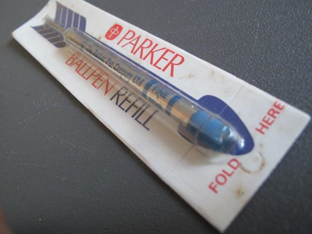 PARKER - plavi uložak za hemijske olovke - nekorišćen