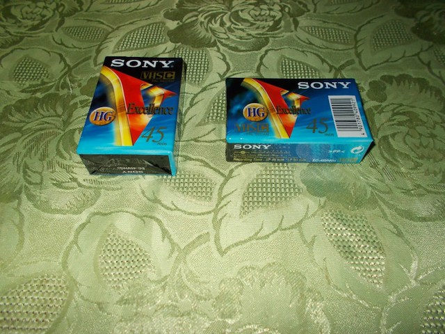 Sony VHSC HG Excellence 45 min - 2 komada - NOVO