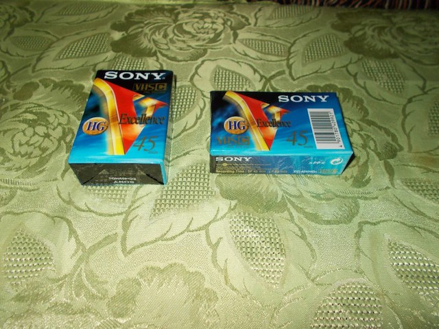 Sony VHSC HG Excellence 45 min - 2 komada - NOVO