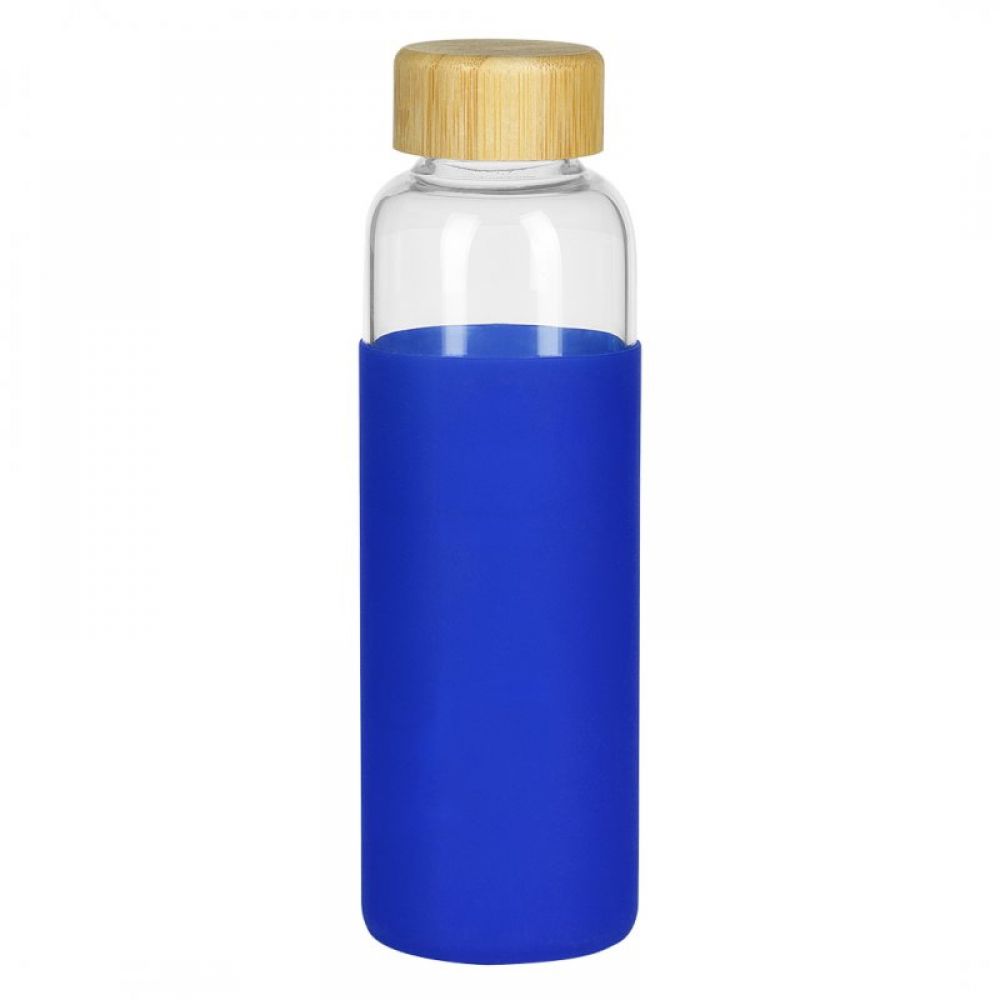 ADA, sportska boca sa silikonskom navlakom, 500 ml, rojal plava