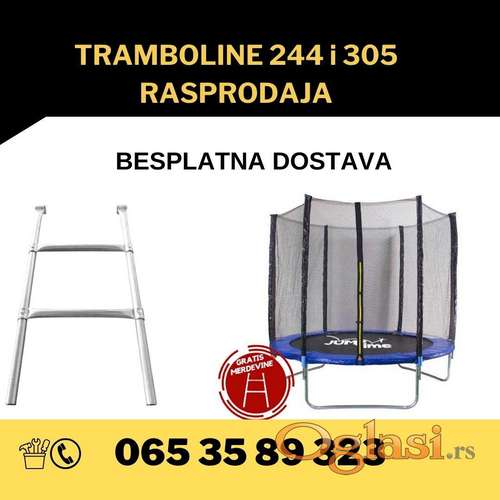 Tramboline 244 i 305 - totalna rasprodaja - BESPLATNA DOSTAVA