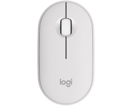 Logitech pebble 2 M350s wireless beli miš