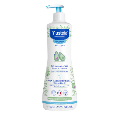 Mustela Blagi gel za kupanje, 750 ml