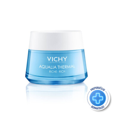 Vichy Aqualia Thermal Bogata krema za hidrataciju kože - suva, 50 ml