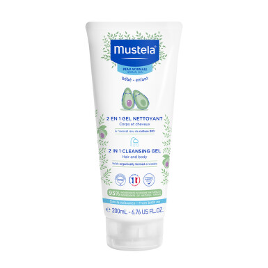 Mustela 2 u 1 šampon za pranje kose i tela 200 ml