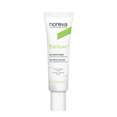 Noreva Exfoliac BB krema zlatna 30 ml