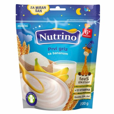 Nutrino mlečna kaša prvi griz sa bananom 200g