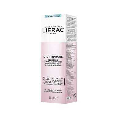 Lierac Dioptipoche - Gel oko očiju protiv nadutih podočnjaka, 15 ml