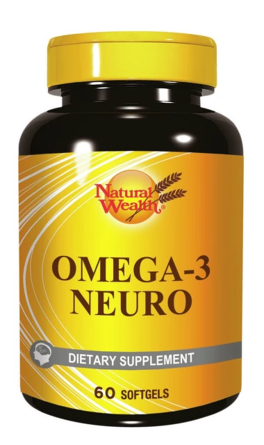 Natural Wealth Omega-3 neuro 1000 mg 60 gel kapsula