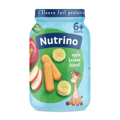 Nutrino pire od voća - Jabuka i banana sa keksom 190g