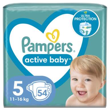 Pampers pelene active JPM 5 junior 54 komada