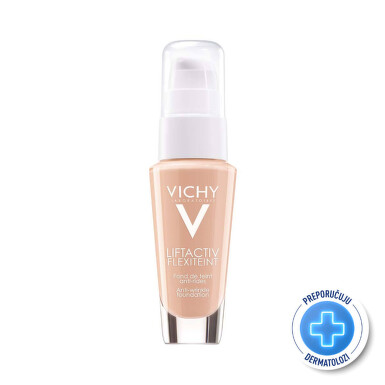 Vichy Liftactiv Flexiteint Tečni puder protiv bora 30 ml, 25 Nude