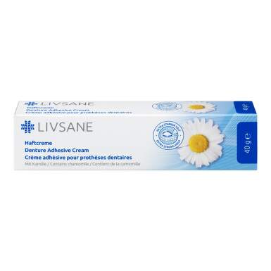 Livsane Adhezivna krema za zubne proteze 40 g