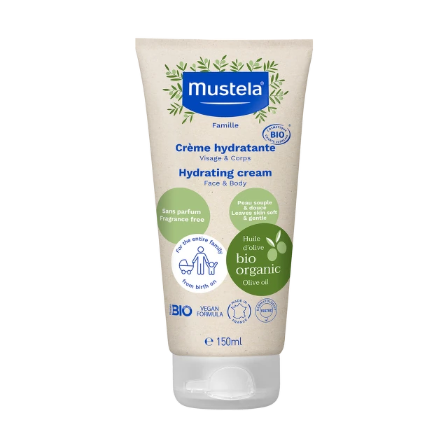 Mustela BioOrganic Hidrantna krema, 150 ml