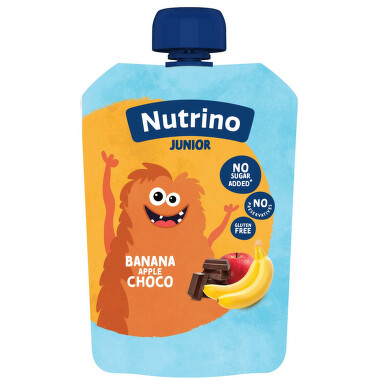 Nutrino junior pire Banana, jabuka, čokolada, 180 g