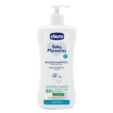 Chicco Baby Moments Kupka i šampon, 750 ml