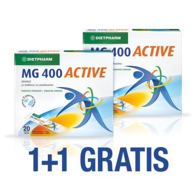 Dietpharm Magnezijum 400 Active 20 kesica 1+1 gratis